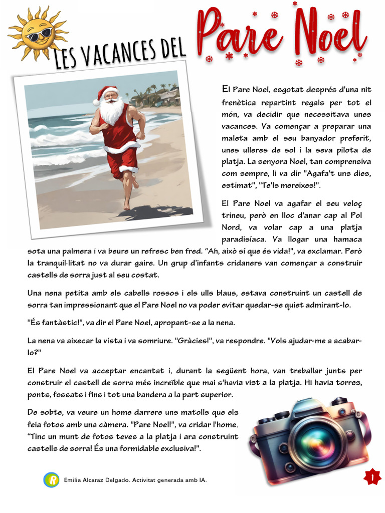 Les Vacances Del Pare Noel | PDF