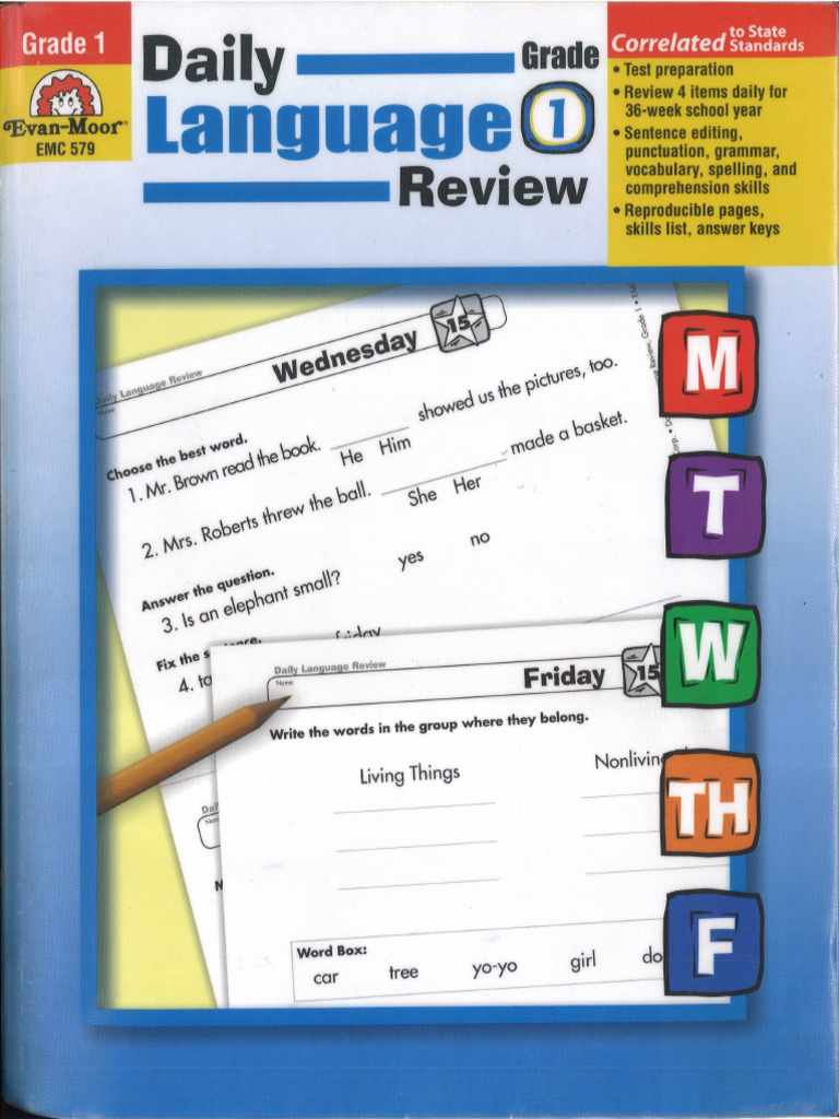 Daily Language REveiw Grade 1 | PDF
