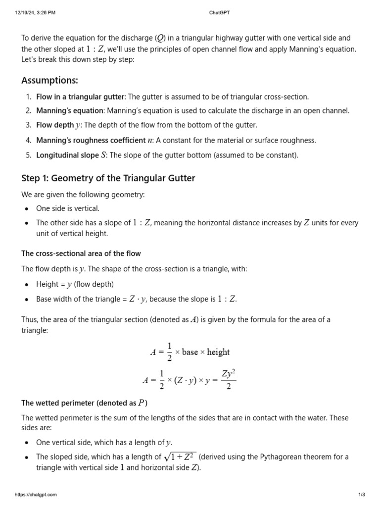 ChatGPT | PDF | Triangle | Area