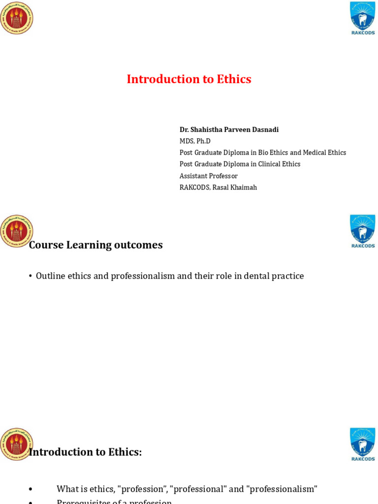 Introduction To Ethics | PDF | Bioethics | Virtue