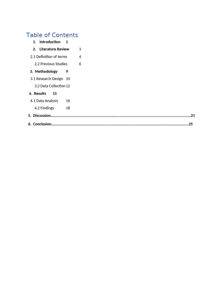 Table of Contents Duterte | PDF