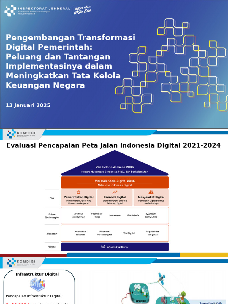Komdigi - Pengembangan Transformasi Digital Pem | PDF