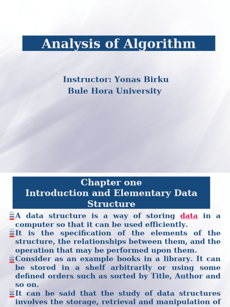 Data Structures & Algorithm Analysis | PDF | Computational Complexity Theory | Time Complexity