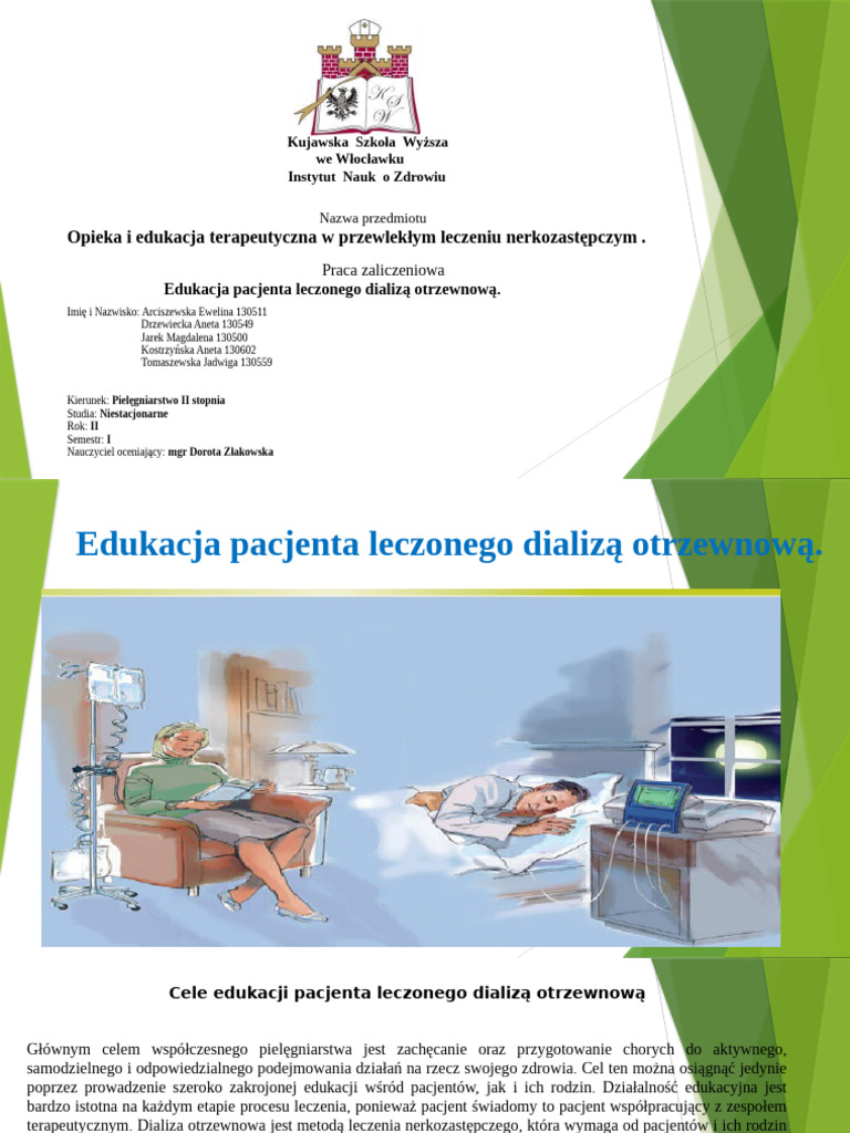 Prezentacja Dializa | PDF