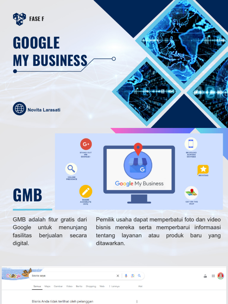 Biru Dan Putih Modern Transformasi Digital Presentasi | PDF