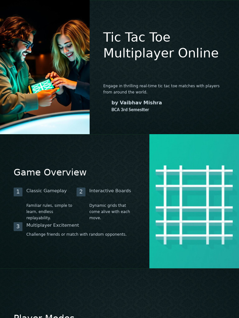 Tic Tac Toe Multiplayer Online | PDF