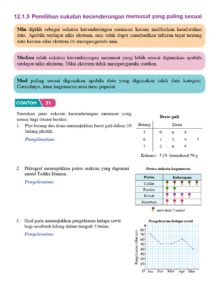 Pemilihan Mod, Median Dan Min | PDF