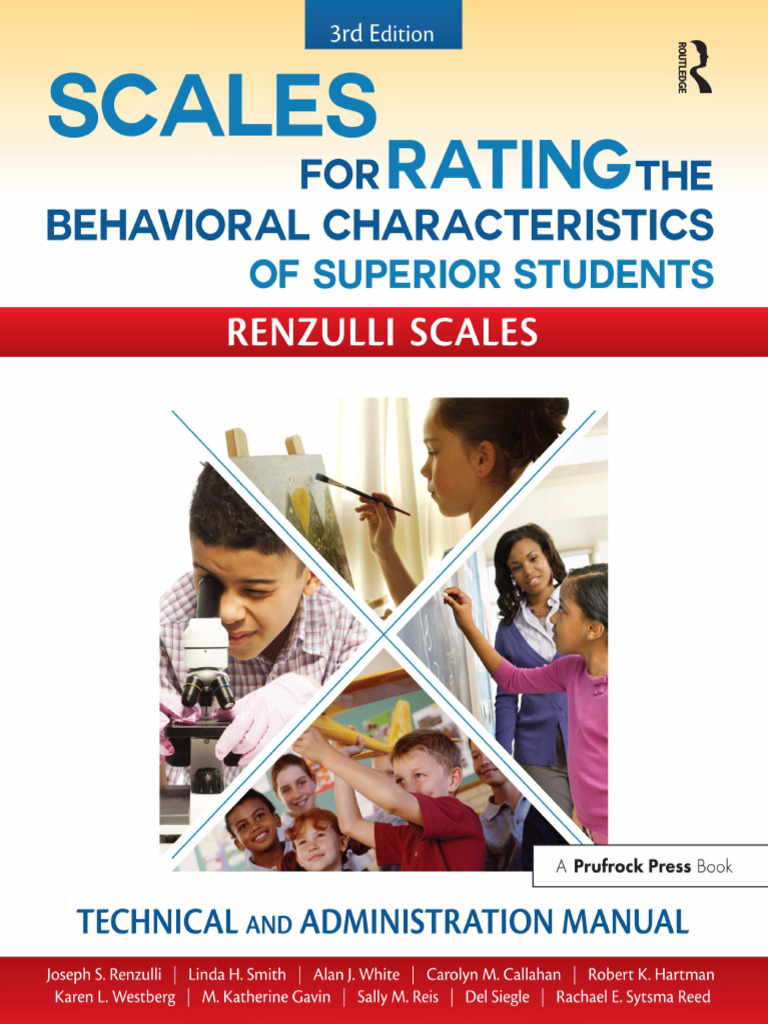 Joseph S Renzulli - Scales For Rating The Behavioral Characteristics of ...