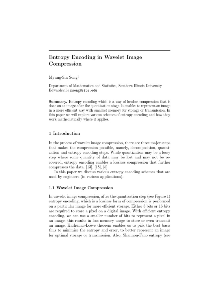 entropy (1) | PDF | Data Compression | Eigenvalues And Eigenvectors