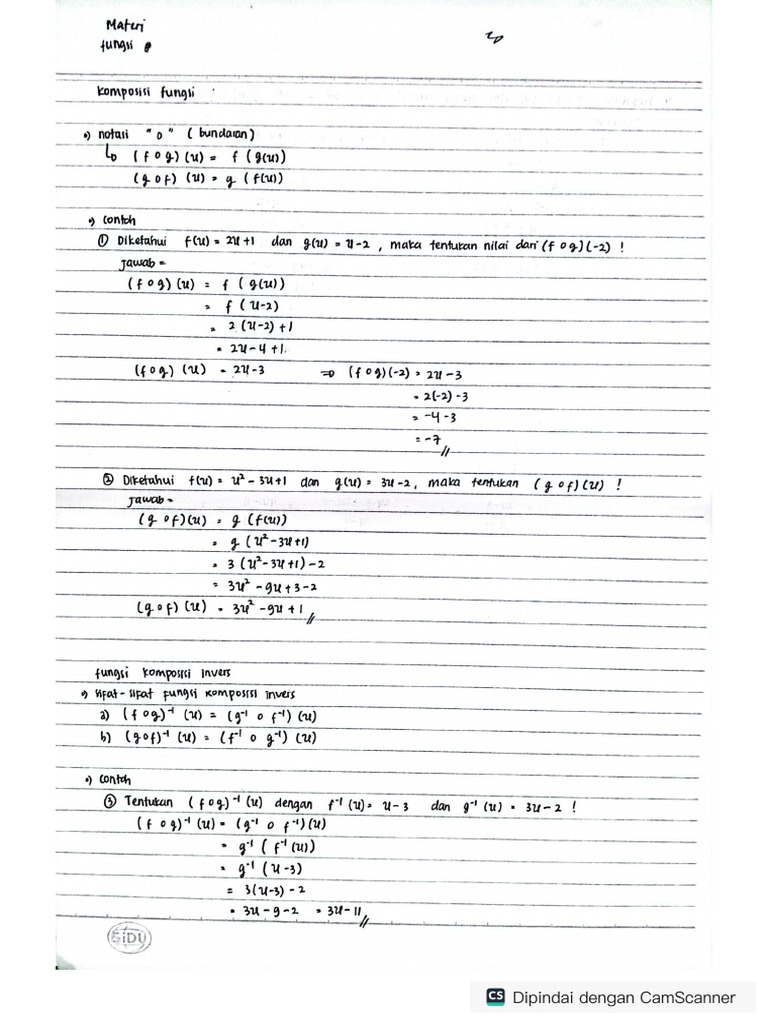 11 SMT 2 - MTK W - Fungsi | PDF