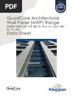 Kingspan Quadcore ks1000rw Roof Panel Data Sheet en GB Ie | PDF | Roof ...