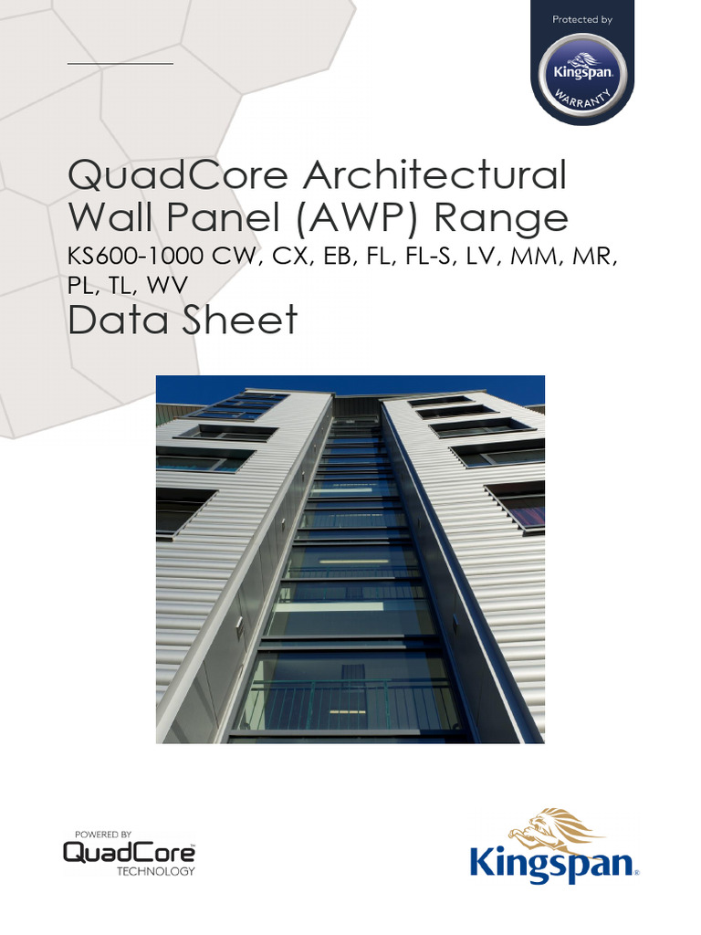 Kingspan KS1000 Architectural Wall Panels | PDF | Building Insulation ...