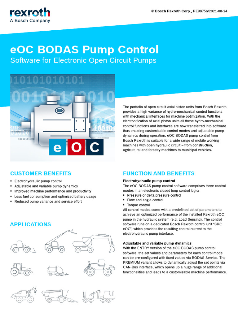 eOC-Pump-BR-Info-Sheet | PDF | Pump | Engines