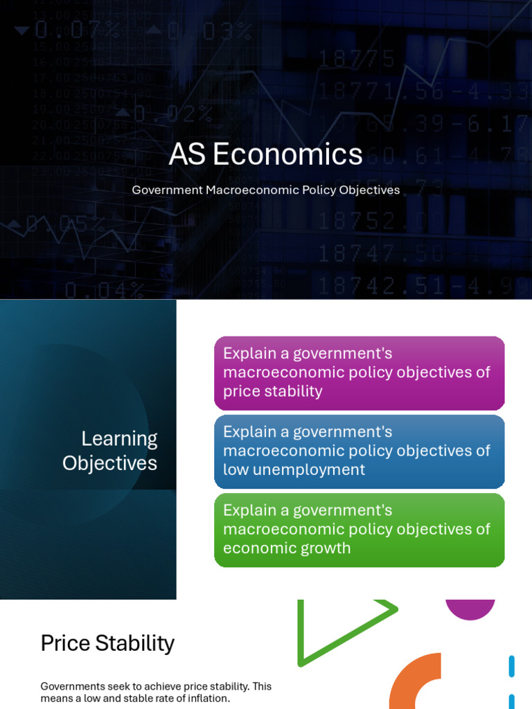 AS Economics - Government Macro Objectives | PDF | Inflation ...