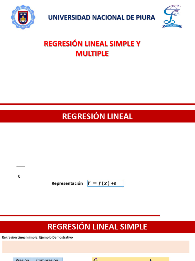 Regresión Lineal Simple y Multiple | PDF | Regresión lineal | Análisis de regresión