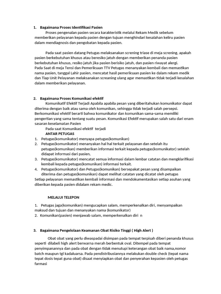 Wawancara Akreditasi | PDF