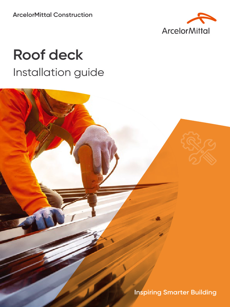 ArcelorMittal Construction Roof Deck Installation Guide EN | PDF | Roof | Deck (Ship)
