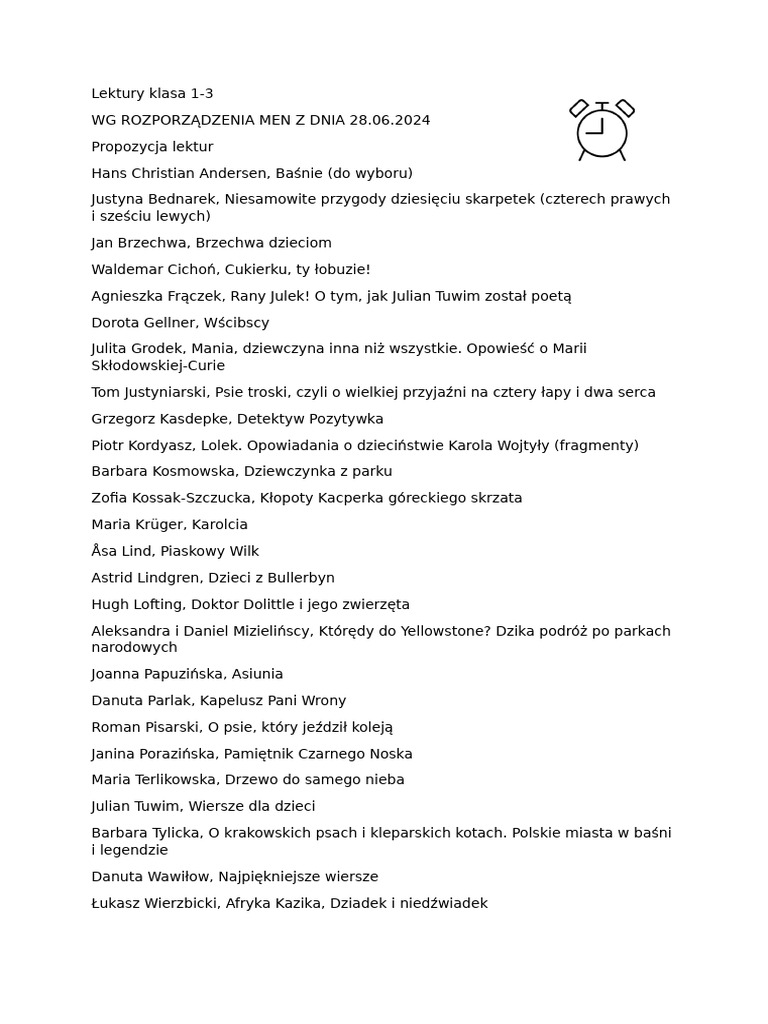 Book List Class 1 | PDF