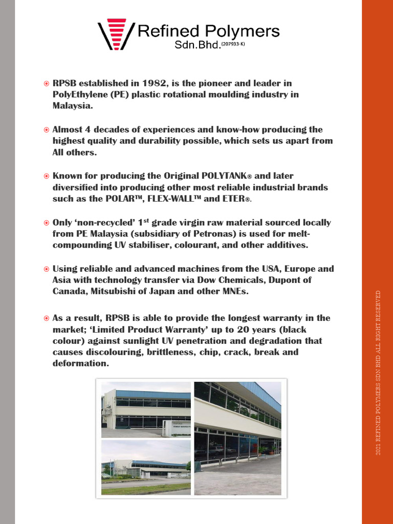 POLYTANK Catalogue 202107 BI RM | PDF | Plastic | Polyethylene