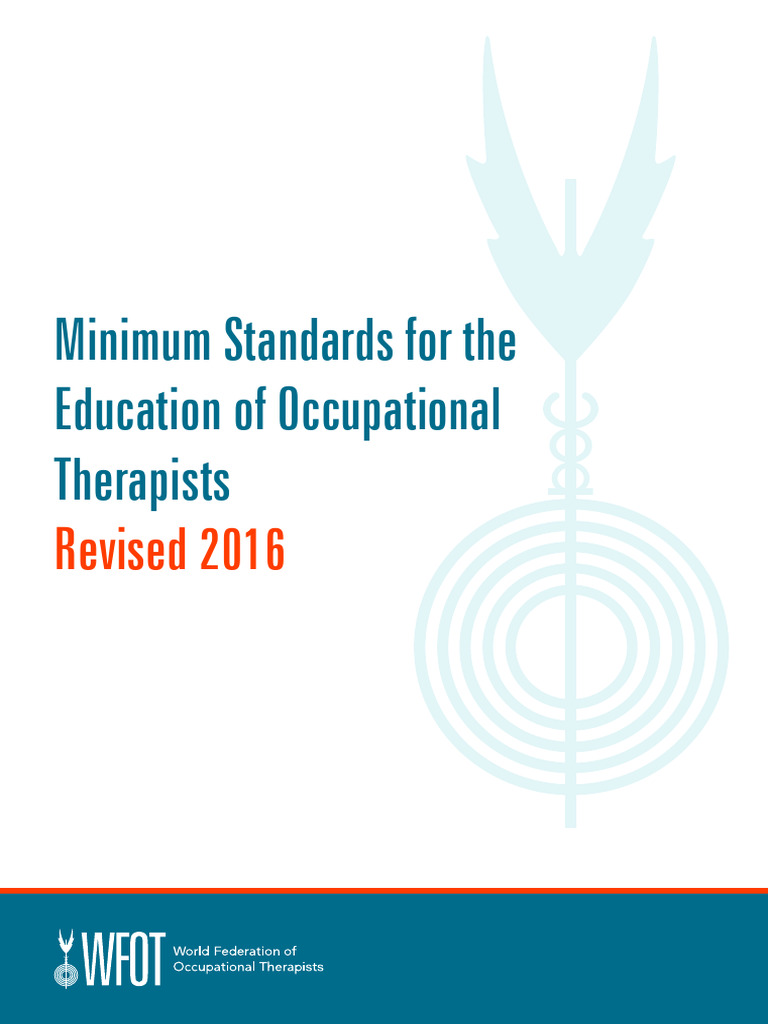 COPYRIGHTED World Federation of Occupational Therapists Minimum ...