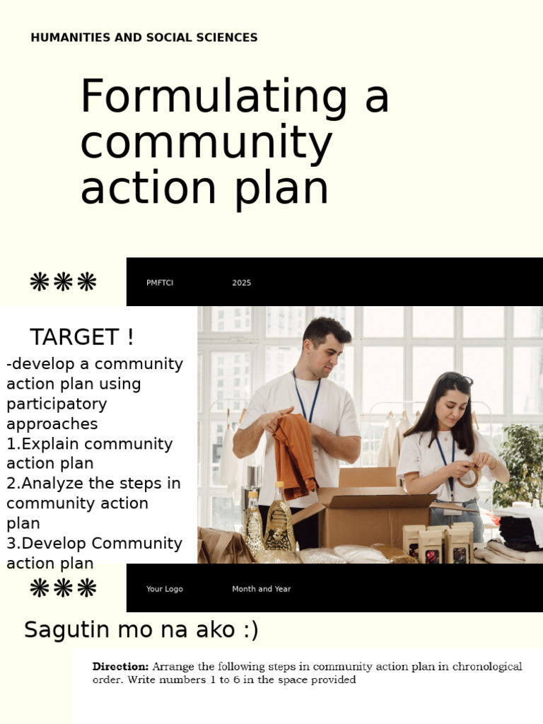 Formulating A Community Action Plan | PDF
