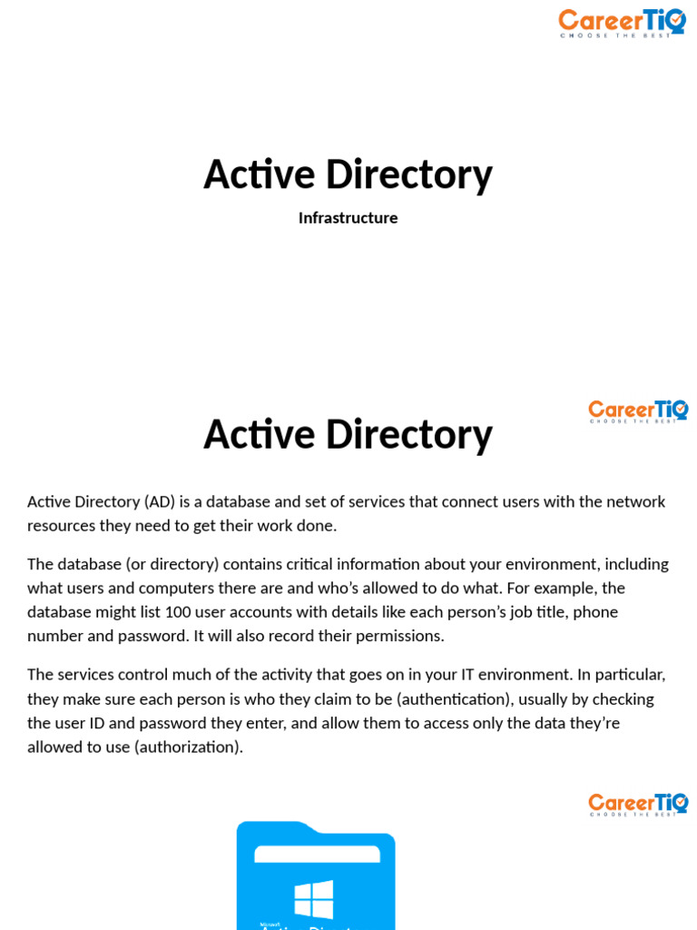 11 Active DIrectory | PDF | Group Policy | Active Directory