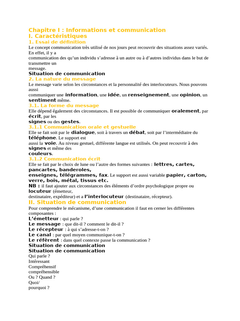 Définition des voies de communication | PDF | la communication