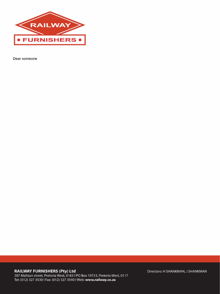 Railway Letterhead | PDF