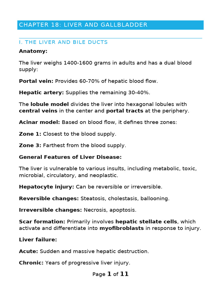 Liver and Gallbladder | PDF | Hepatitis | Liver
