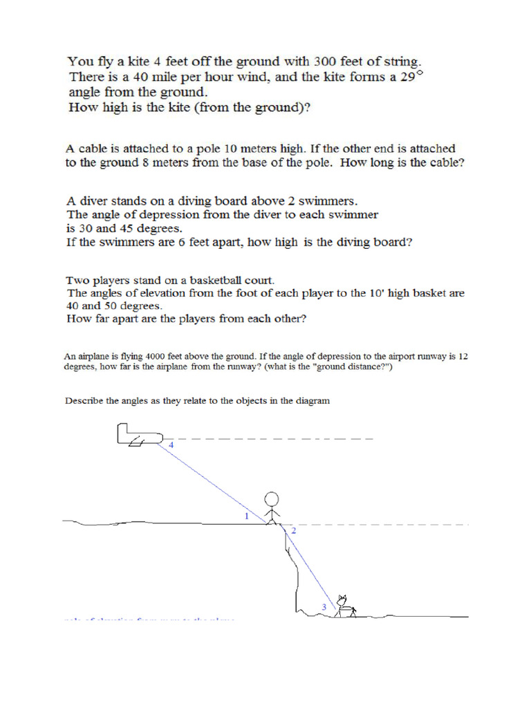 TRIGO-SAMPLE-PROBLEMS (1) | PDF