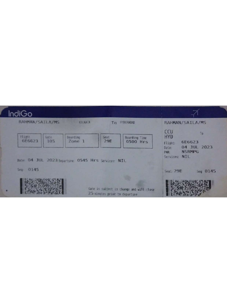 Boarding Passes | PDF