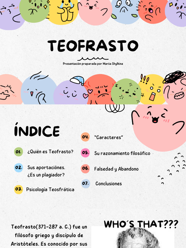 Teofrasto 1er trim tb filo | PDF | Aristóteles | Educación en artes ...