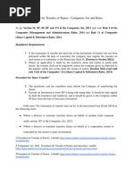 SH-4 Share Transfer Form Template | PDF | Securities (Finance ...