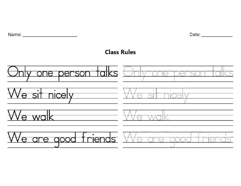 Tracing class rules.pdf | PDF