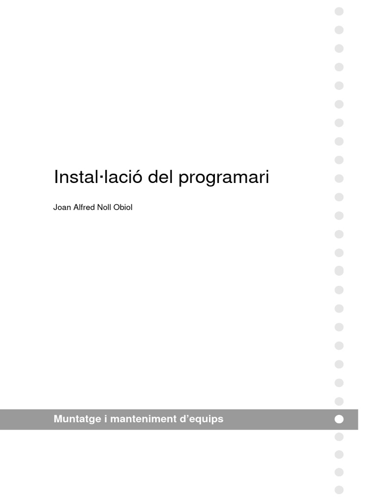 UF6 Instalacio Programari | PDF