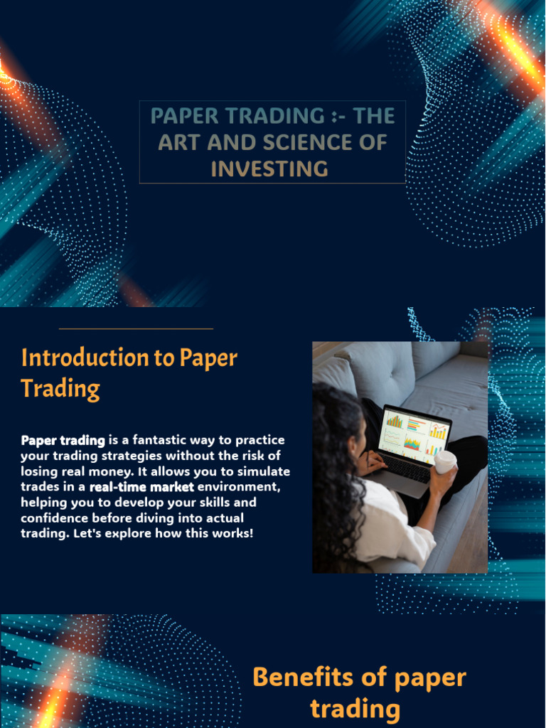 technical analysis ppt (PAPER TRADING) | PDF