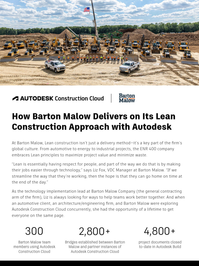 Lean Construction with Autodesk | PDF | Engineering | Computing