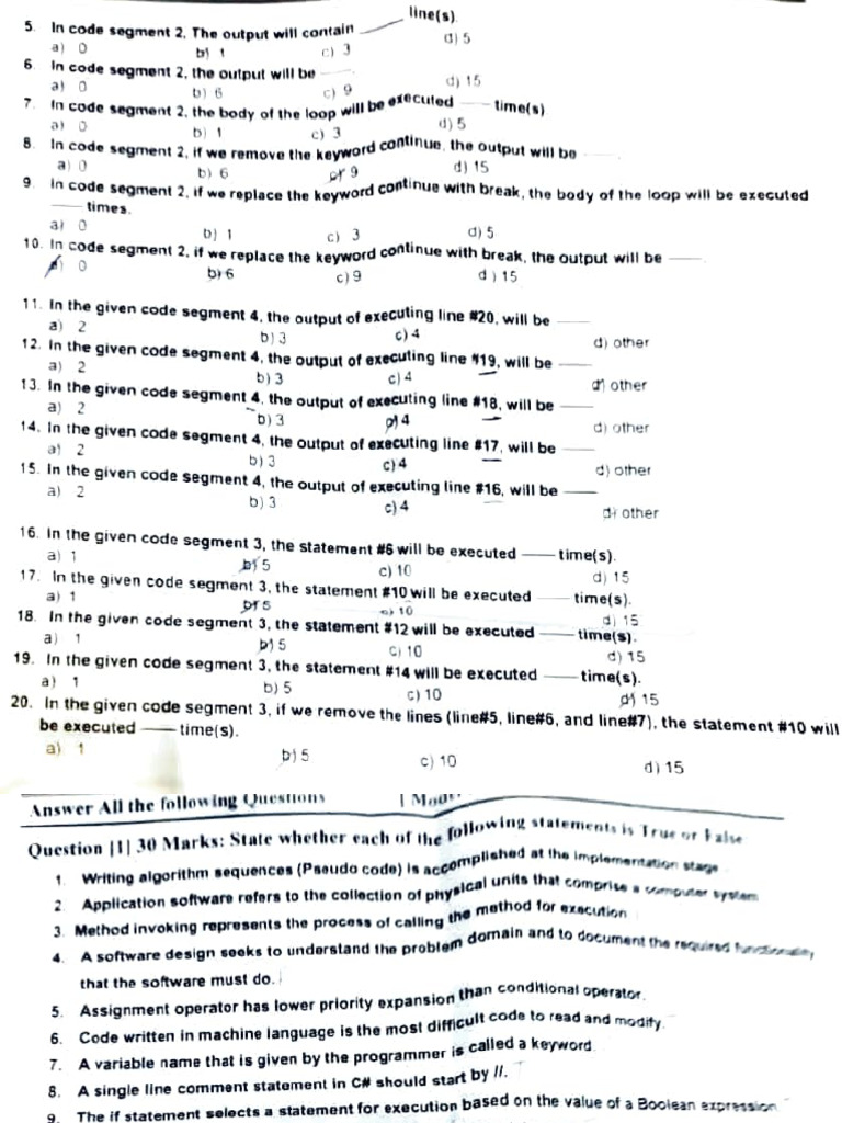 Prog Exam 2022 | PDF | Control Flow | Programming Paradigms