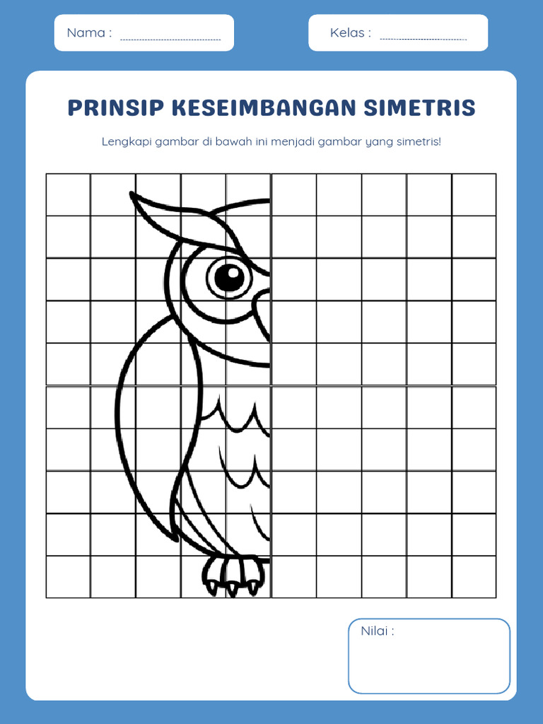 Seni Rupa Prinsip Keseimbangan Simetris | PDF