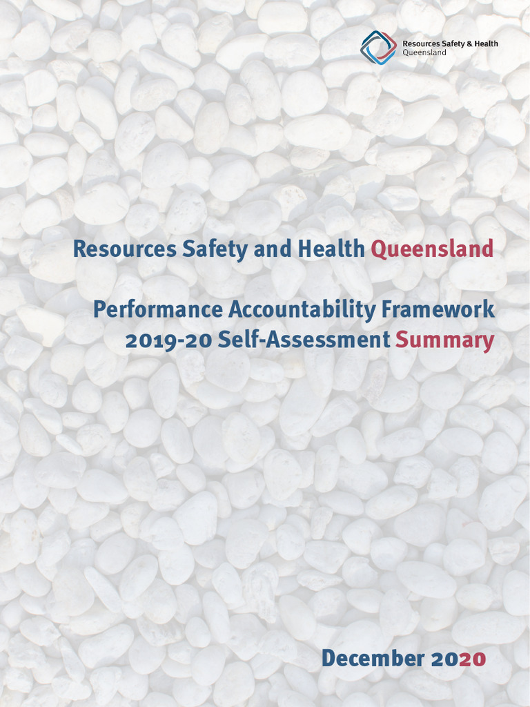 Performance Accountability Framework 2019 20 Summary | PDF | Regulatory ...