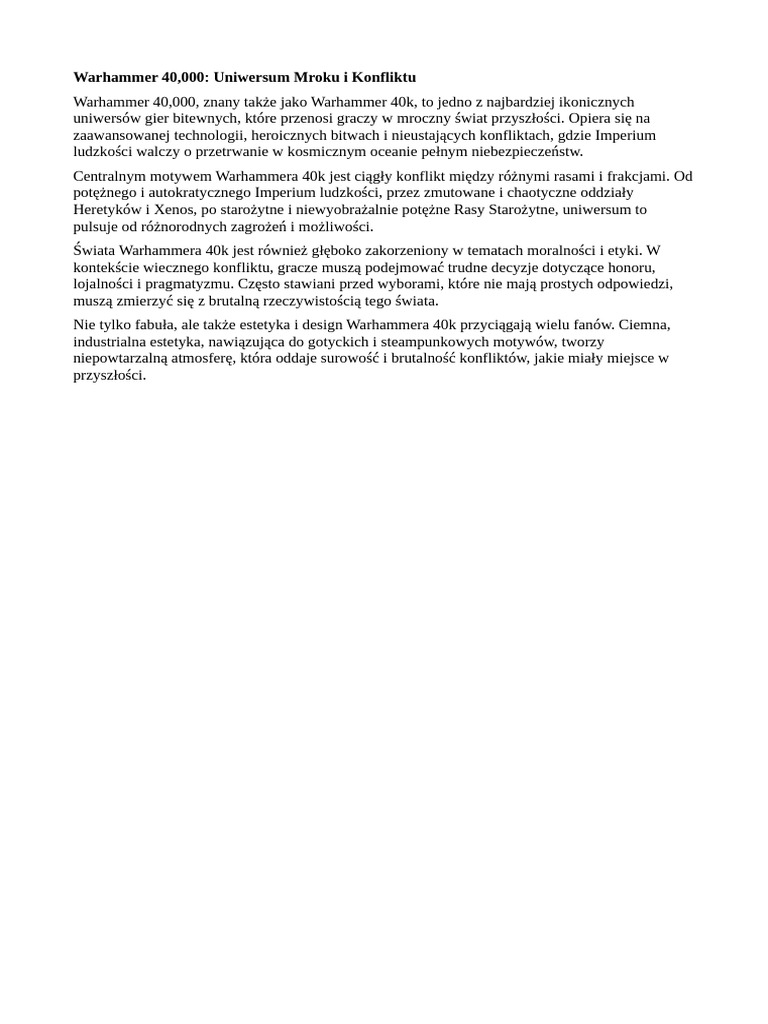 Warhammer Rozp | PDF