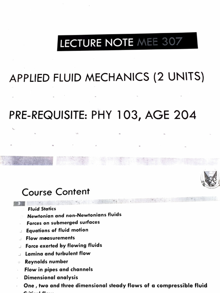 MEE 307 HANDOUT | PDF