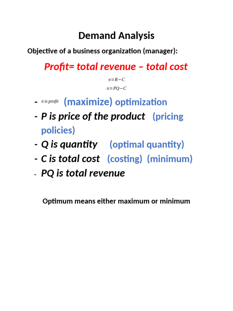 Demand Analysis | PDF | Demand | Prices