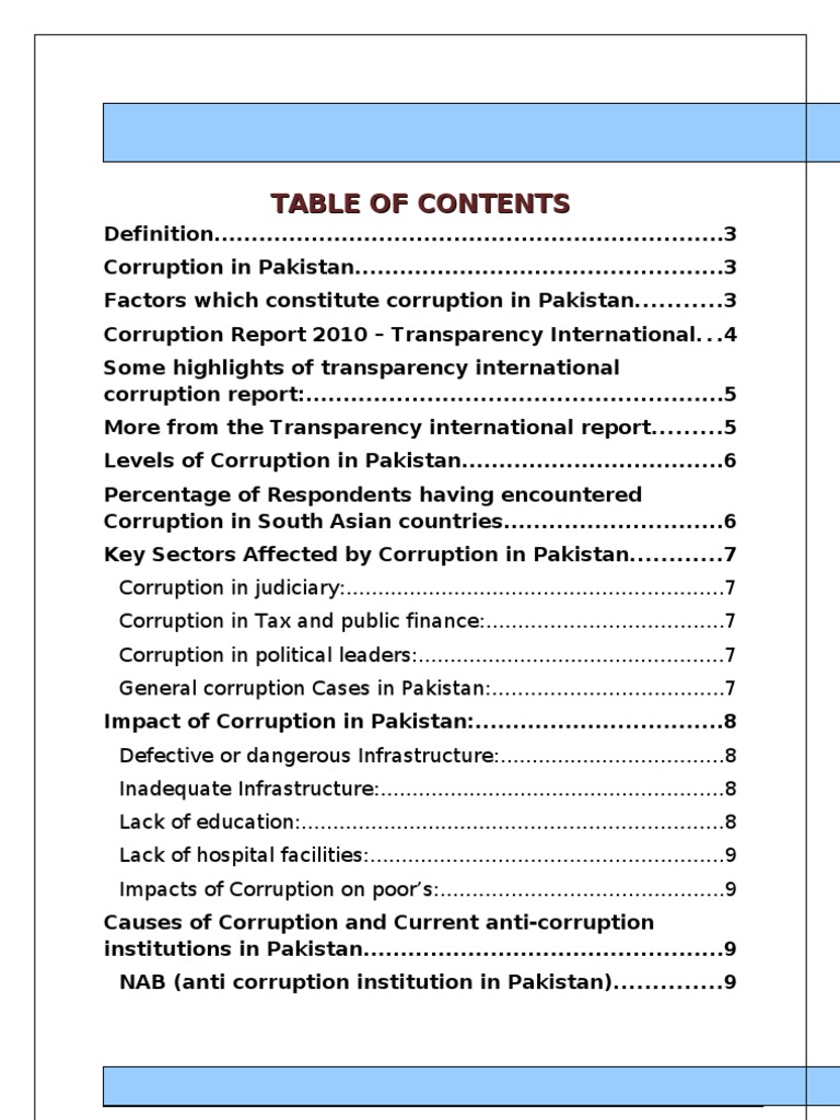 Corruption Challenges in Pakistan | PDF | Corruption | Bribery
