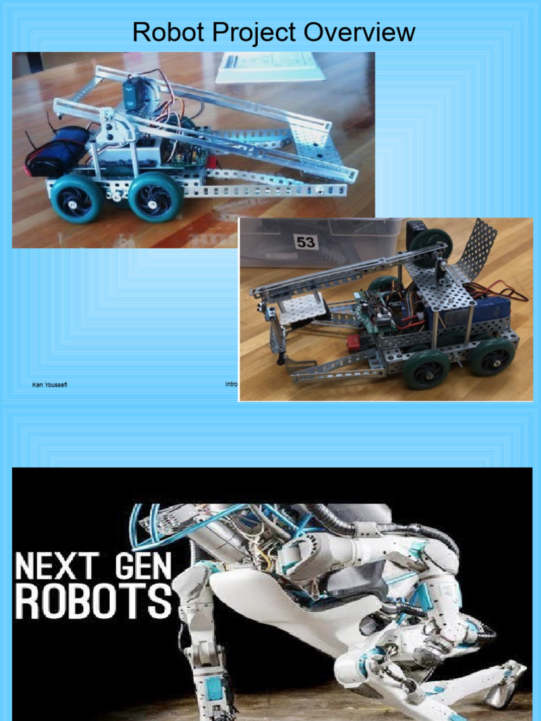 1 - Robot Project Overview Wo - Tagged | PDF | Rover (Space Exploration ...