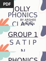 Jolly Phonics Letter "S" | PDF