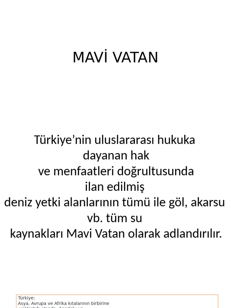 Mavi̇ Vatan | PDF