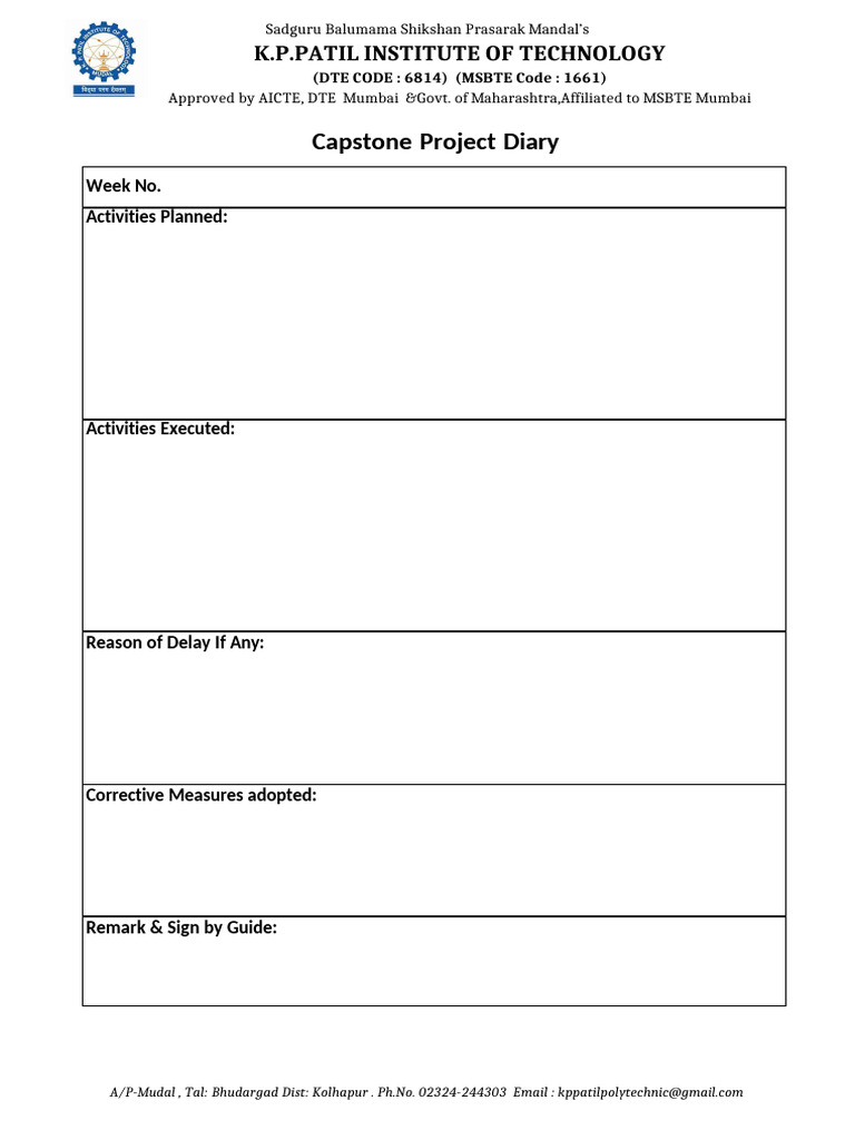 Diary | PDF