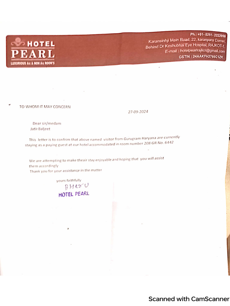 Pearl hotel | PDF