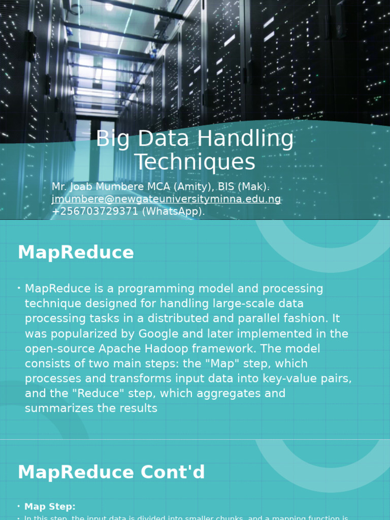 Big Data Processing Techniques | PDF | Apache Spark | Map Reduce
